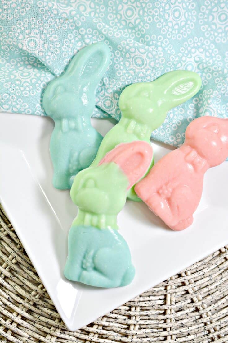 Keto White Chocolate Easter Bunny - Everyday Ketogenic