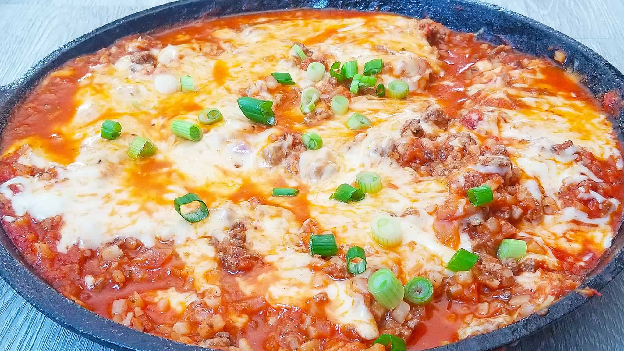 Italian Keto Ground Beef Skillet ﻿ - Everyday Ketogenic