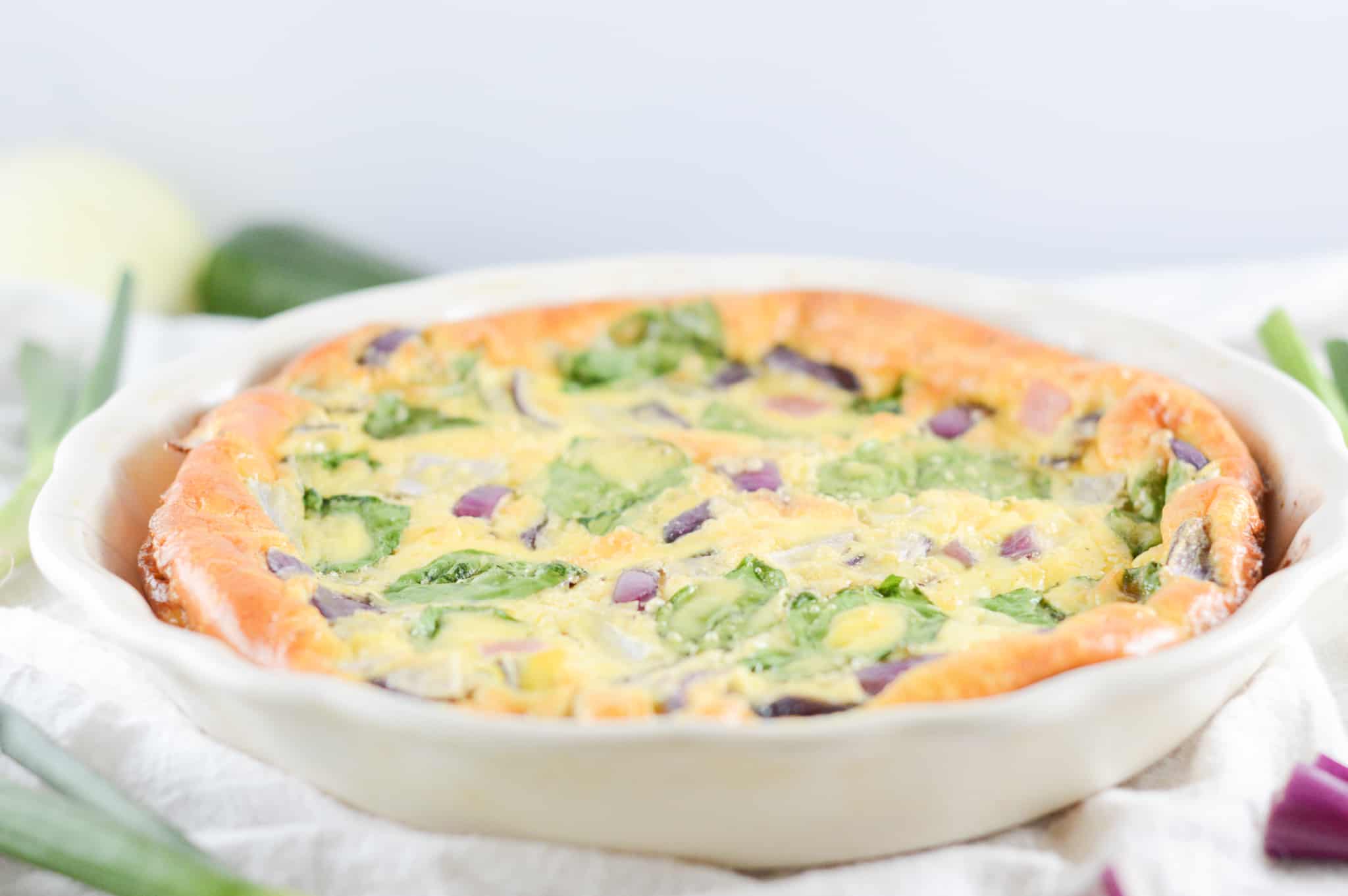 Easy Keto Quiche With Bacon And Eggs - Everyday Ketogenic