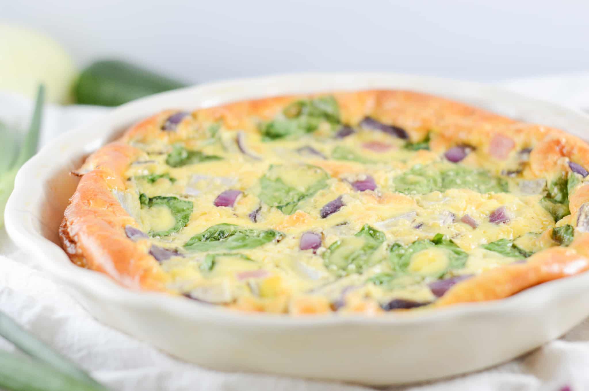 Easy Keto Quiche With Bacon And Eggs - Everyday Ketogenic