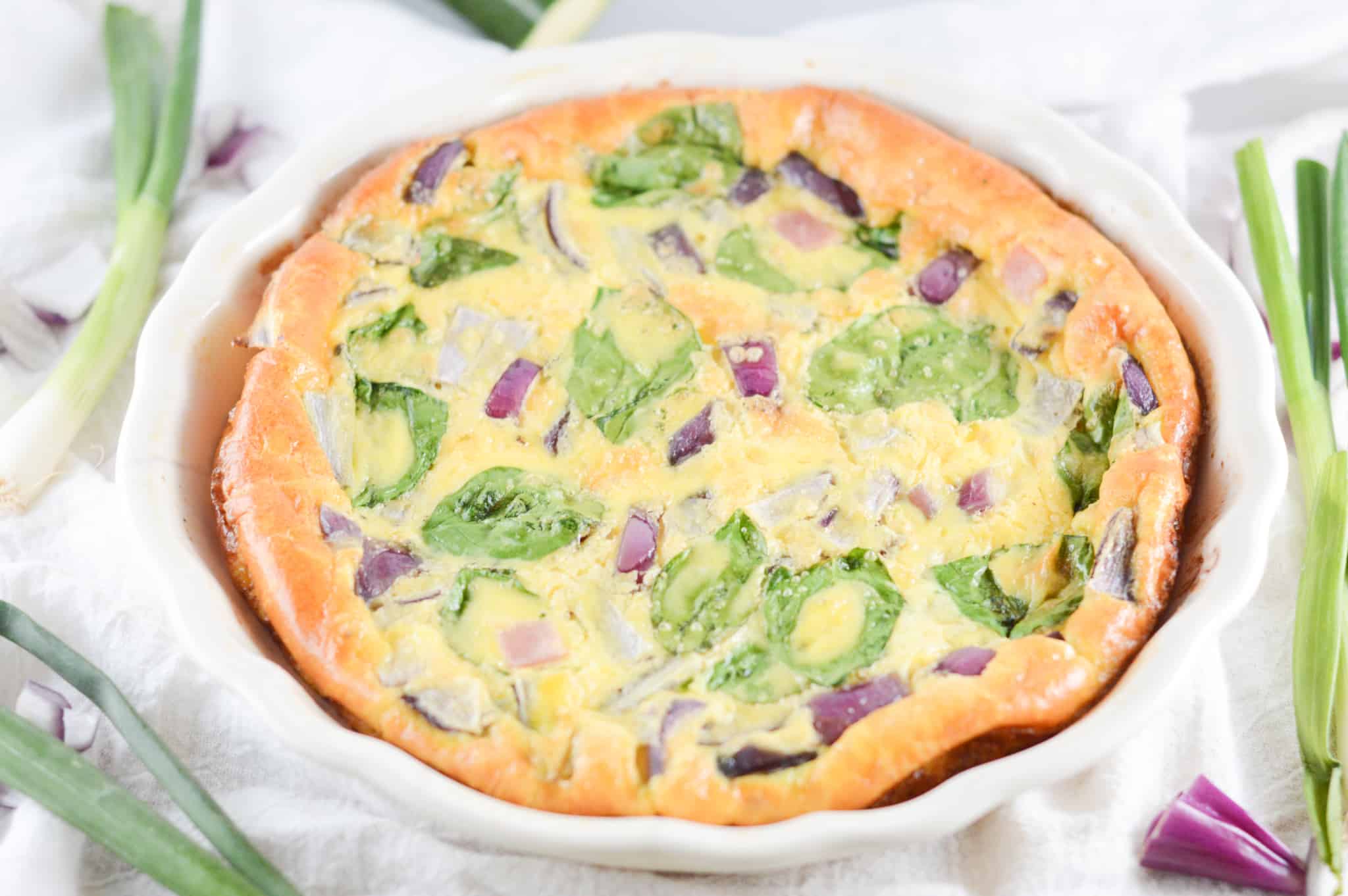 Easy Keto Quiche With Bacon And Eggs - Everyday Ketogenic