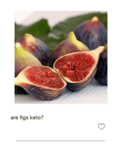 Are figs keto? Fig recipe you can eat on keto-friendly diet