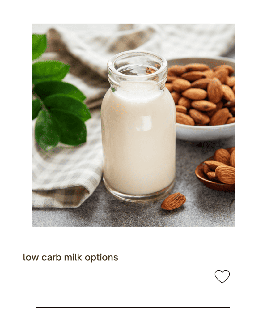 Low carb milk options: Best Keto dairy substitutes