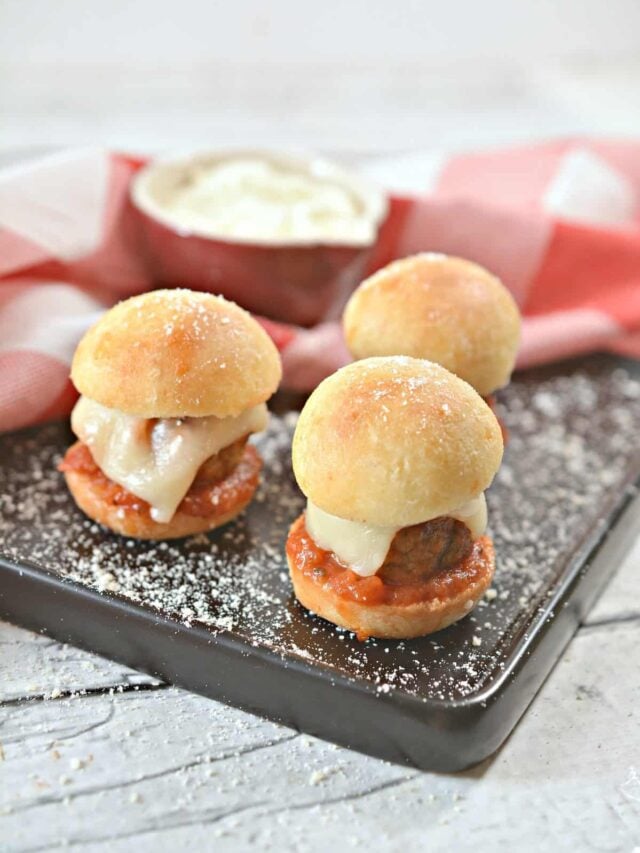 Easy Low Carb Mini Meatball Sliders Story - Everyday Ketogenic