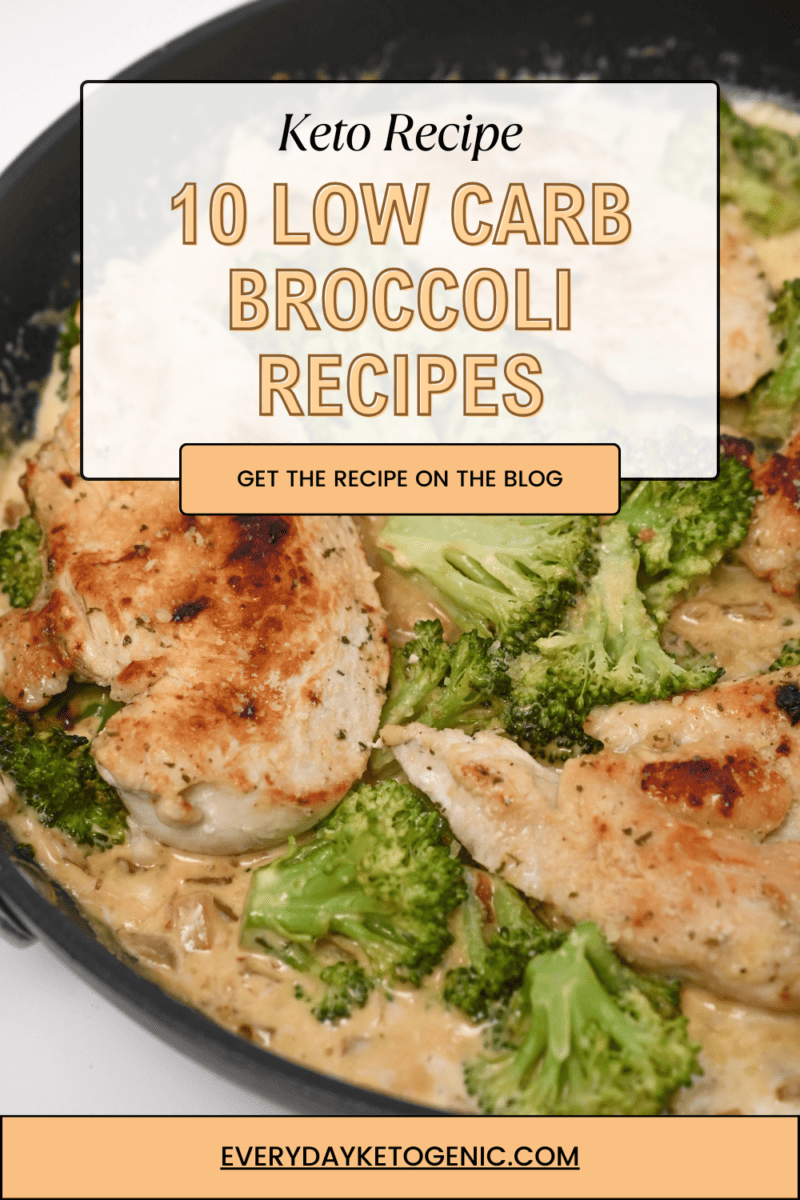 Low carb broccoli recipes: Ranch Chicken and Broccoli - Everyday Ketogenic