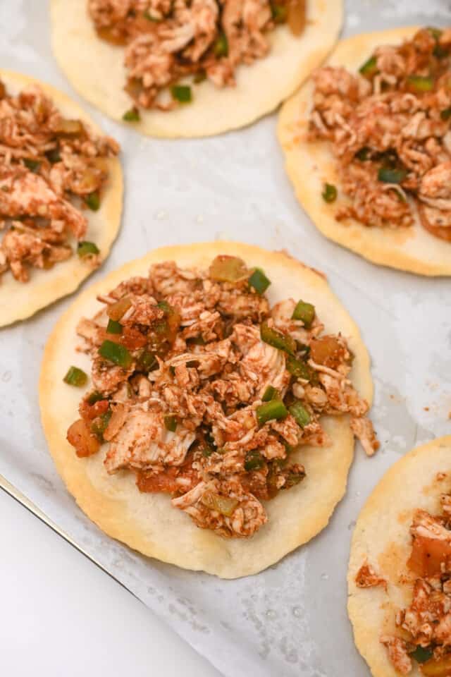 Low carb mexican recipes: Best Keto Chicken Tostadas - Everyday Ketogenic