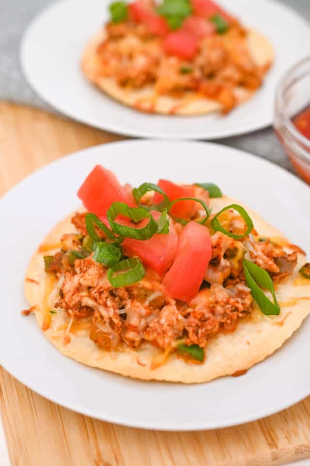 Low carb mexican recipes: Best Keto Chicken Tostadas - Everyday Ketogenic