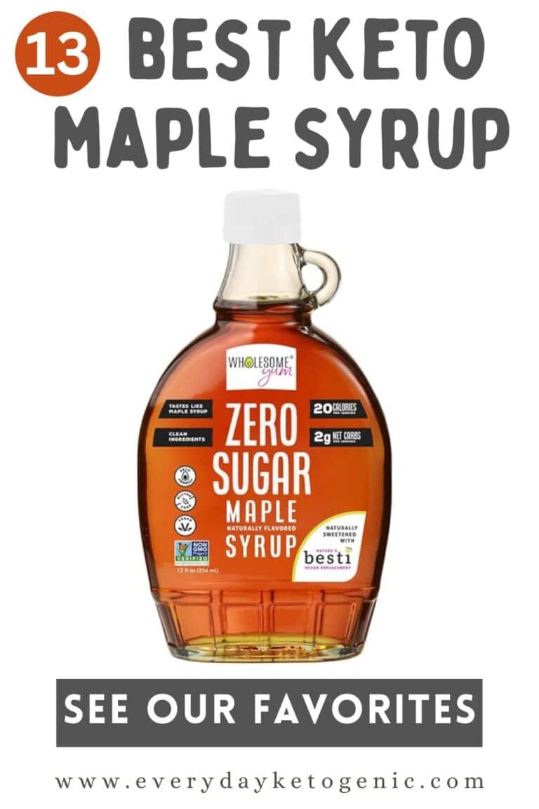 13 Best keto maple syrup brands: Sugar-Free Syrups - Everyday Ketogenic