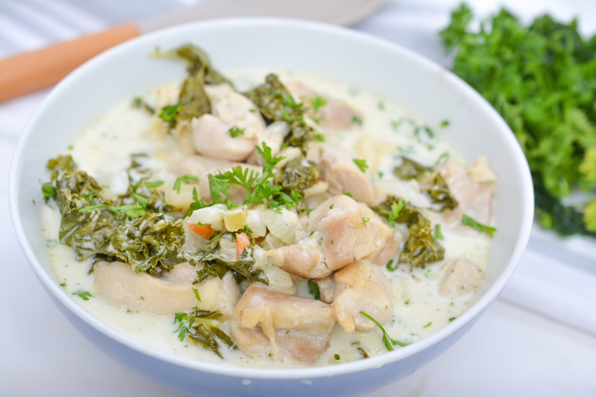 Easy Keto Crockpot Chicken Stew Recipe - Everyday Ketogenic